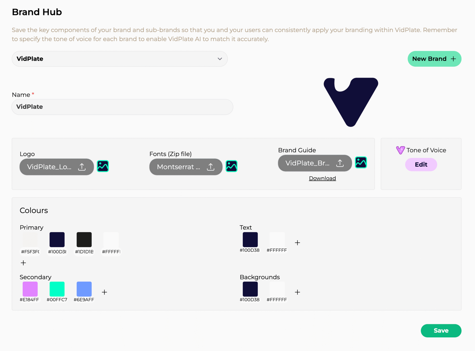 Brand Management | VidPlate